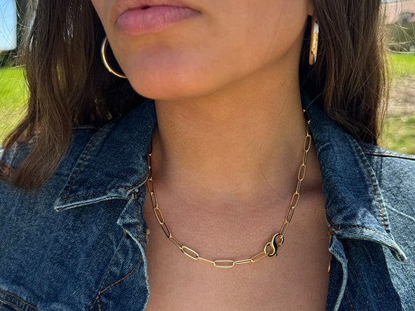 Infinity Clasp: Chain Shortener & Charm Necklace Clasp | LINK Necklaces